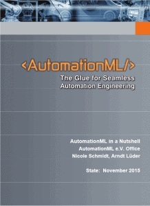 Specifications – AutomationML